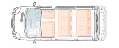 Minibus Dimensions & Seating Layouts - Common UK Specific Vehicles